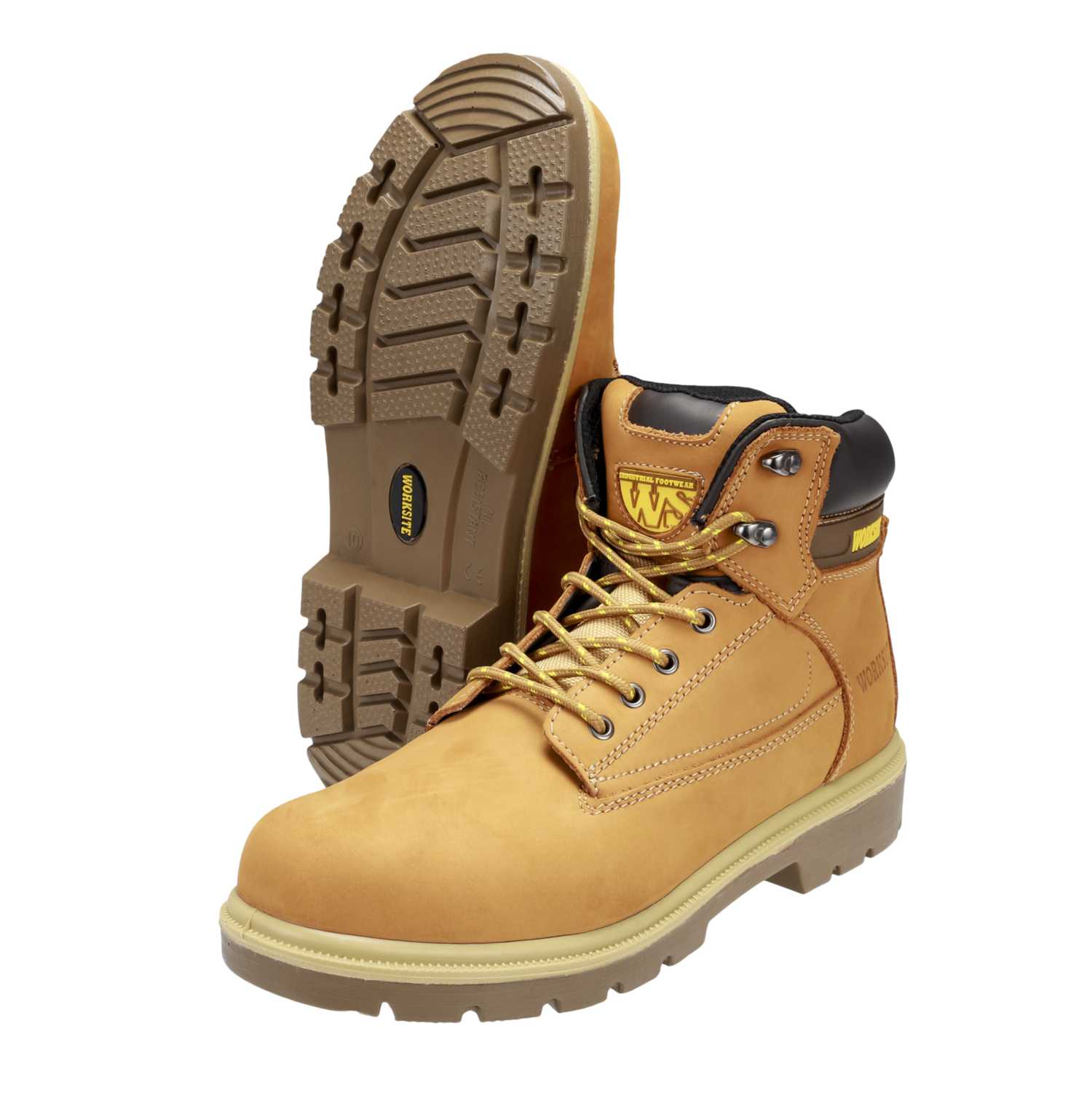 Worksite Size 12 Worksite Safety Boot Wheat (SS613SM SIZE 12) | CEF