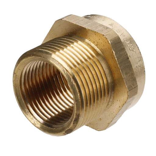 SWA M25 Male x M20 Female Flameproof Reduction Adaptor Brass (Sold in 1 ...