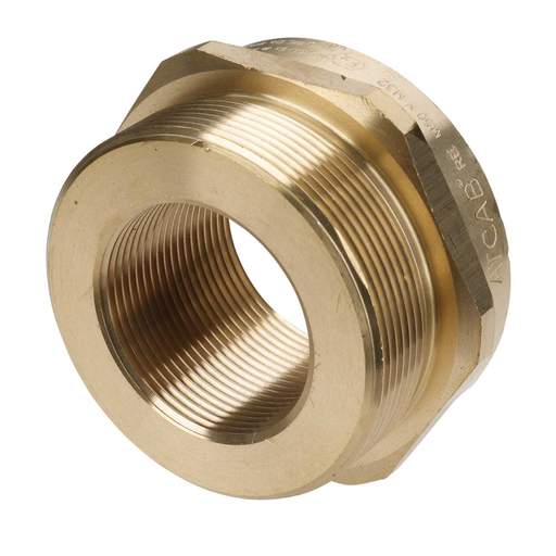 SWA M50 Male x M40 Female Flameproof Reduction Adaptor Brass (Sold in 1 ...