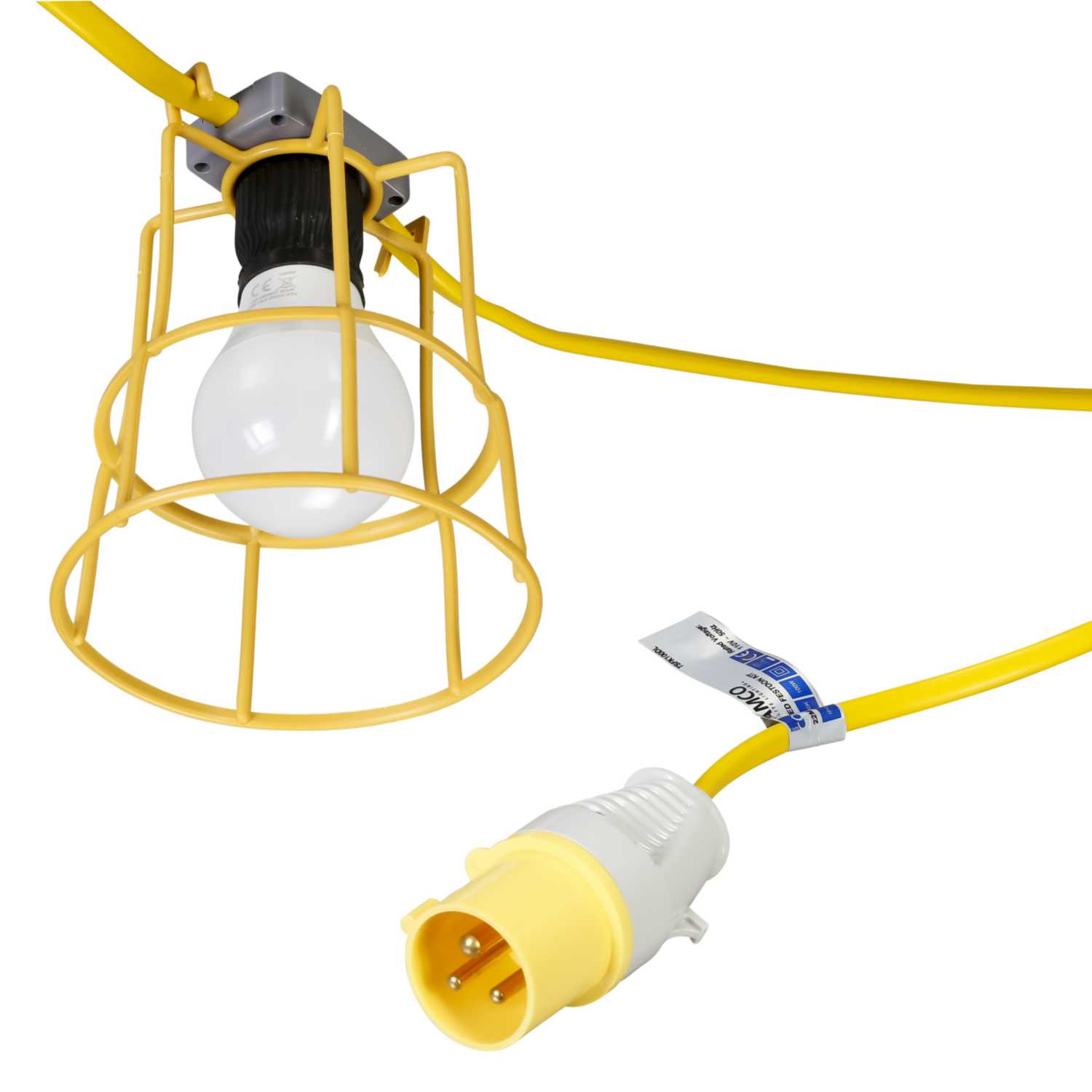 Tamco 22m 110V ES LED Site Festoon Kit 6000K (TSFK100DL) | CEF