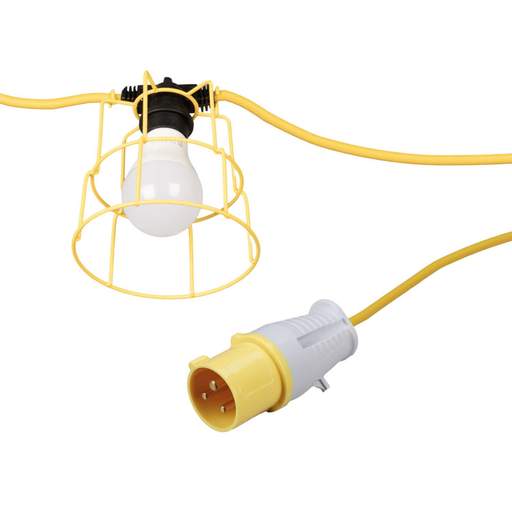 Tamco 22m 110V ES LED Extendable Site Festoon Kit 6000K (TSFK100DLC) | CEF