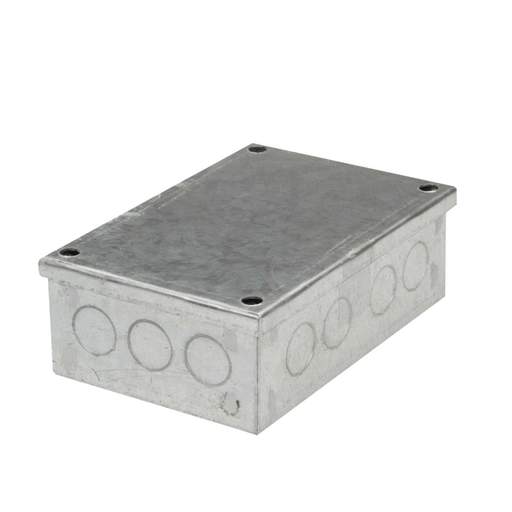 Tamlex 150mm x 100mm x 50mm Galvanised Adaptable Box with Knockouts ...