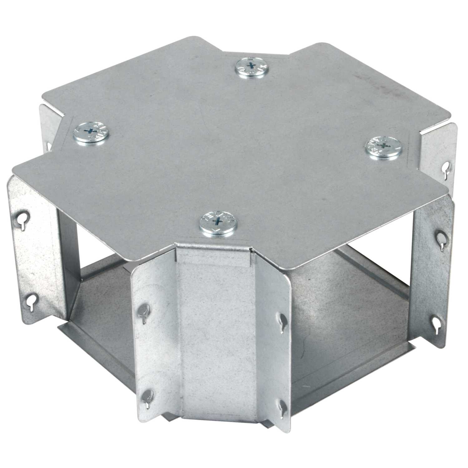 Tamlex 100mm x 100mm IP4X Turnbuckle Gusset Four Way (Sold in 1's ...
