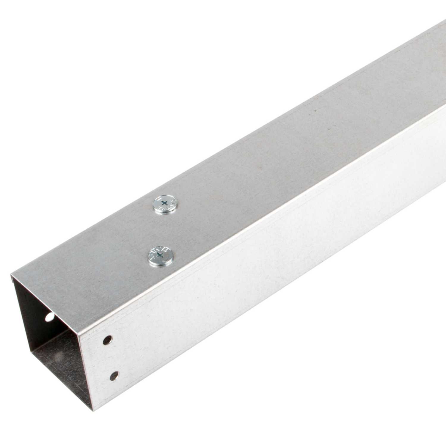 Tamlex 75mm x 75mm IP4X Turnbuckle Galvanised Steel Trunking (3m Length ...