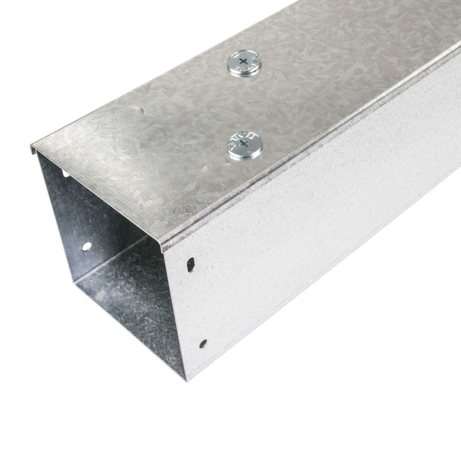 Tamlex 150mm x 150mm IP4X Turnbuckle Galvanised Steel Trunking (3m ...
