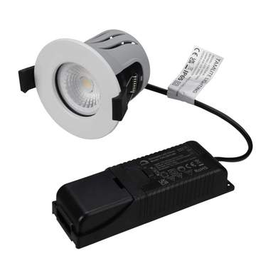 Tamlite Firestar 6W LED Fire Rated Dimmable Downlight 3000K (FSR70WW) | CEF