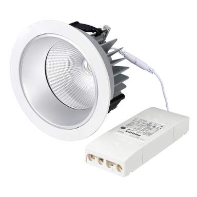 Tamlite Ikon 38W LED 200mm Emergency Downlight 4000K (IKN400MBNWM3) | CEF