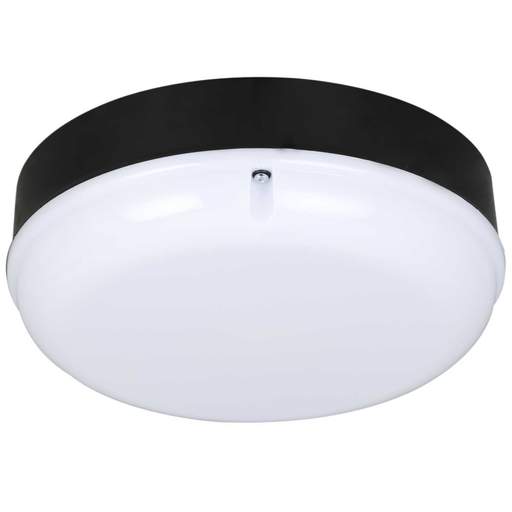 Tamlite Nimrod 17W LED Circular Bulkhead with Microwave Sensor Black ...
