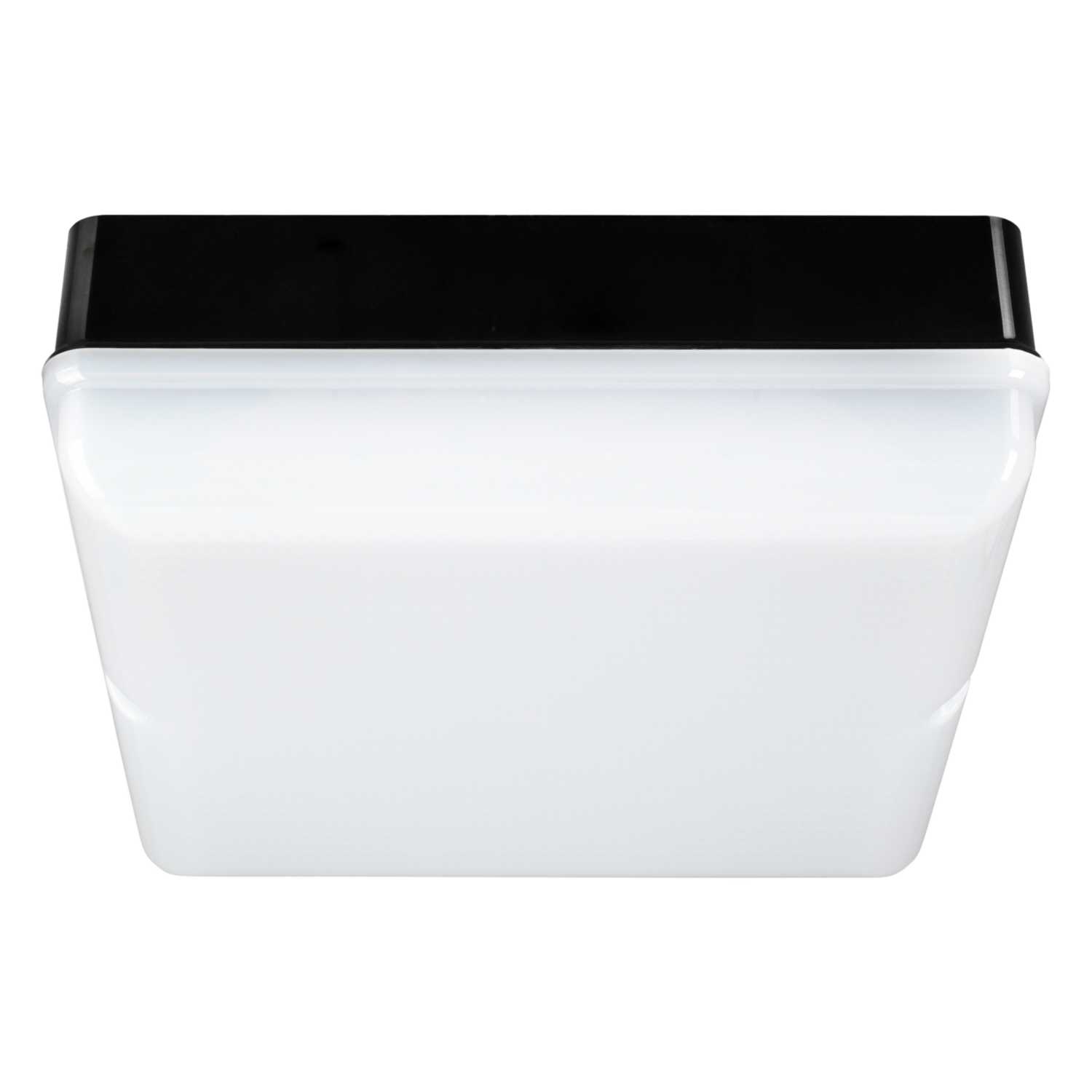 Tamlite Nimrod 17W LED Square Emergency Bulkhead Black / Opal 4000K ...