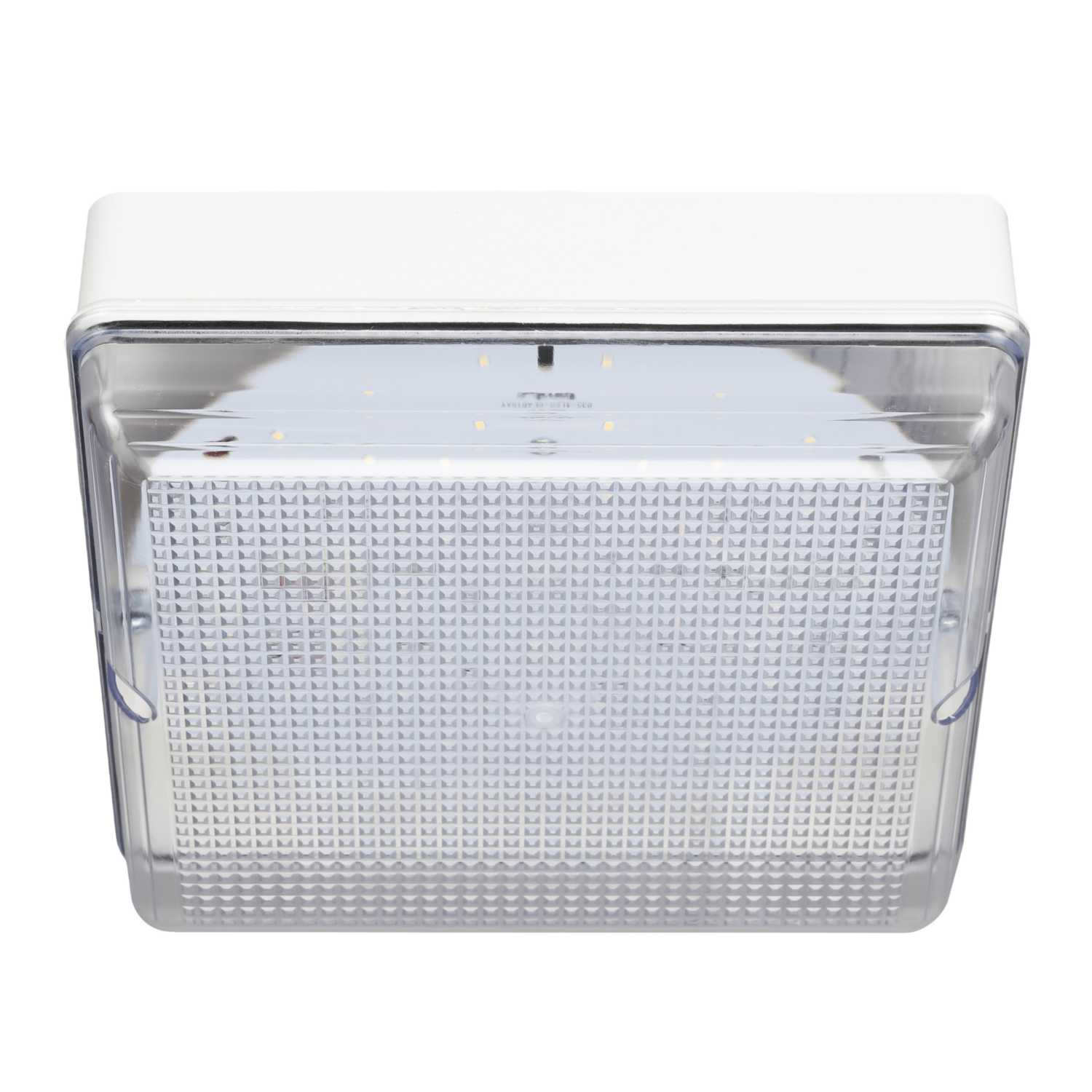 Tamlite Nimrod 17W LED Square Emergency Bulkhead White / Prismatic 4000K (NMSP180NWWM3) | CEF