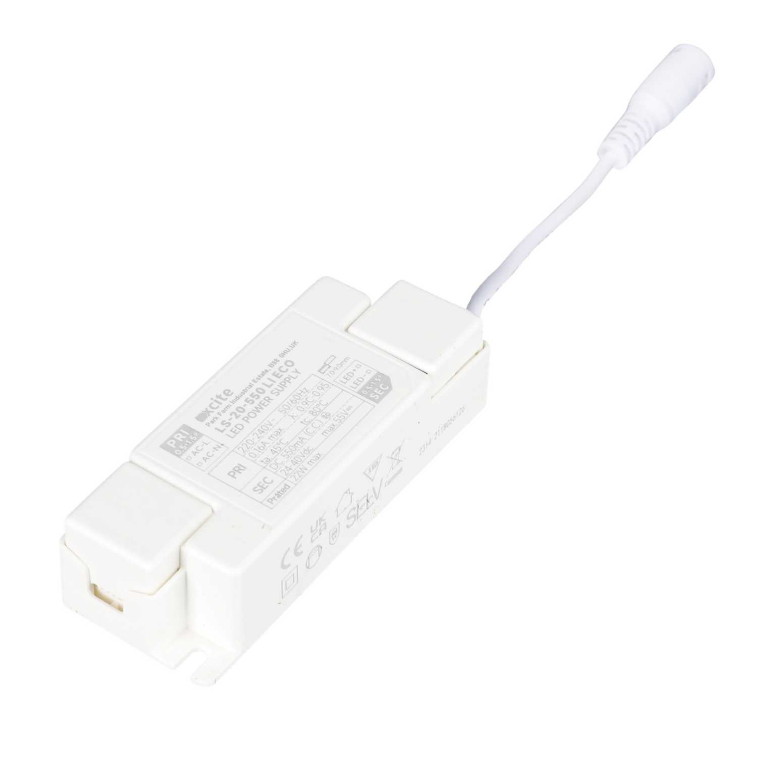 Xcite 8W LED 120mm Tri-Colour Backlit Downlight (XCBLC8CT) | CEF