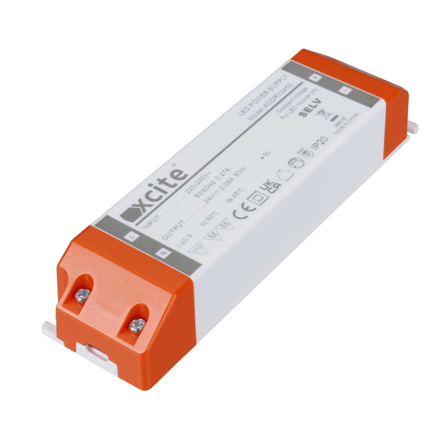 Xcite 50W 24V LED Strip Non Dimmable Driver (XCDRV2450) | CEF