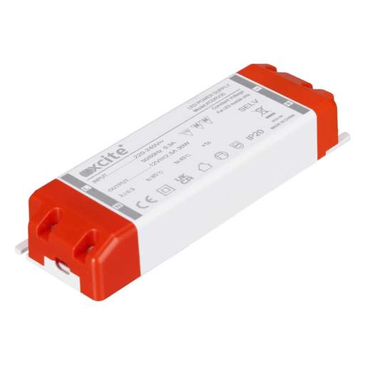 Xcite 30W 12V LED Strip Non Dimmable Driver (XCDRV30) | CEF