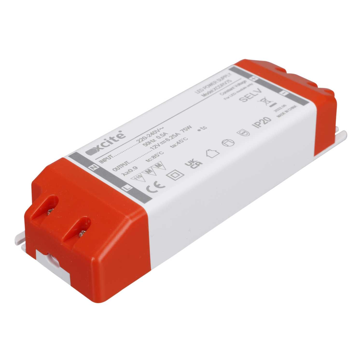 Xcite 75W 12V LED Strip Non Dimmable Driver (XCDRV75) | CEF