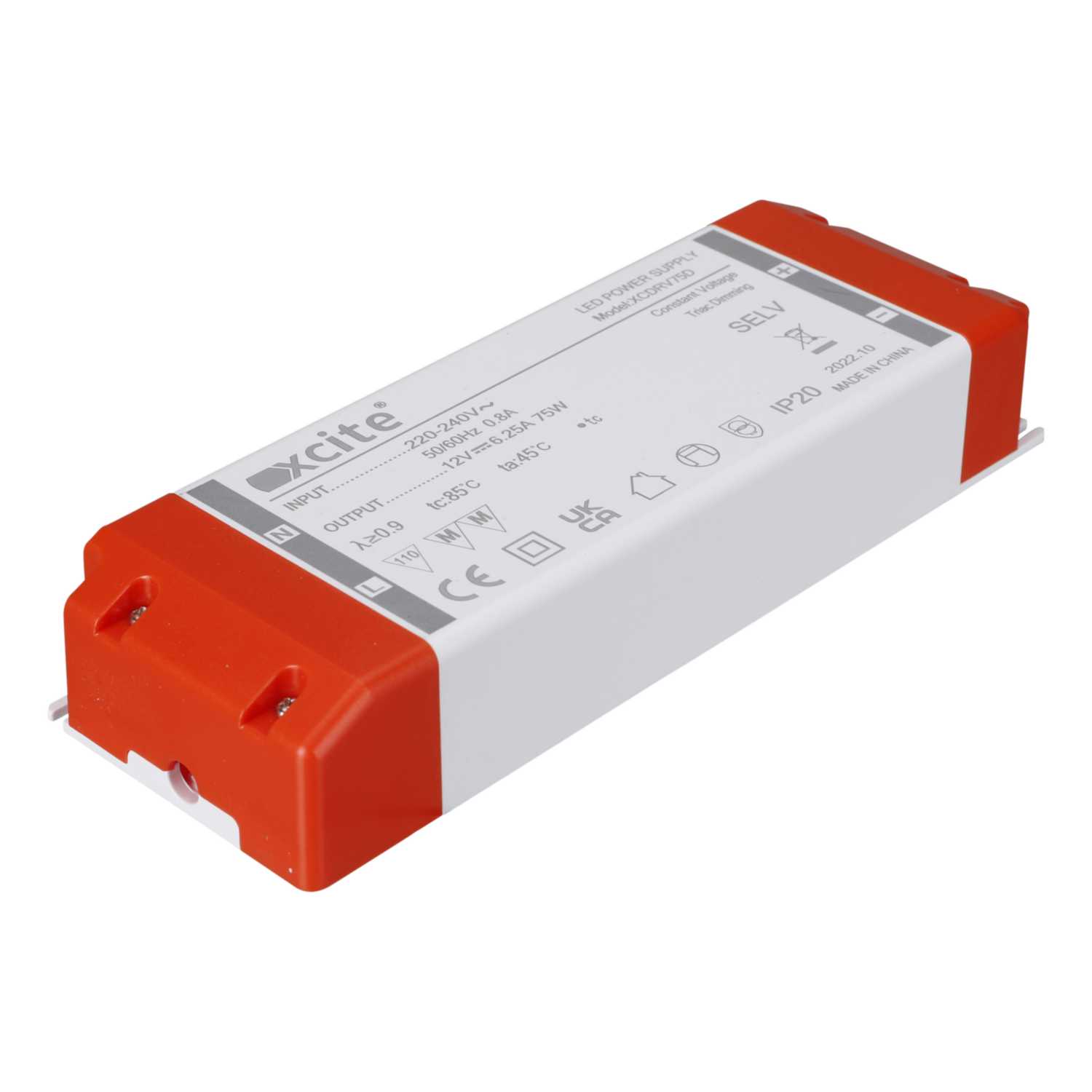 Xcite 75W 12V LED Strip Dimmable Driver (XCDRV75D) | CEF
