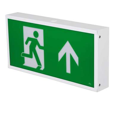 Xcite 5W LED Emergency Maintained Exit Box with Arrow Up Legend (XCEBM3 ...