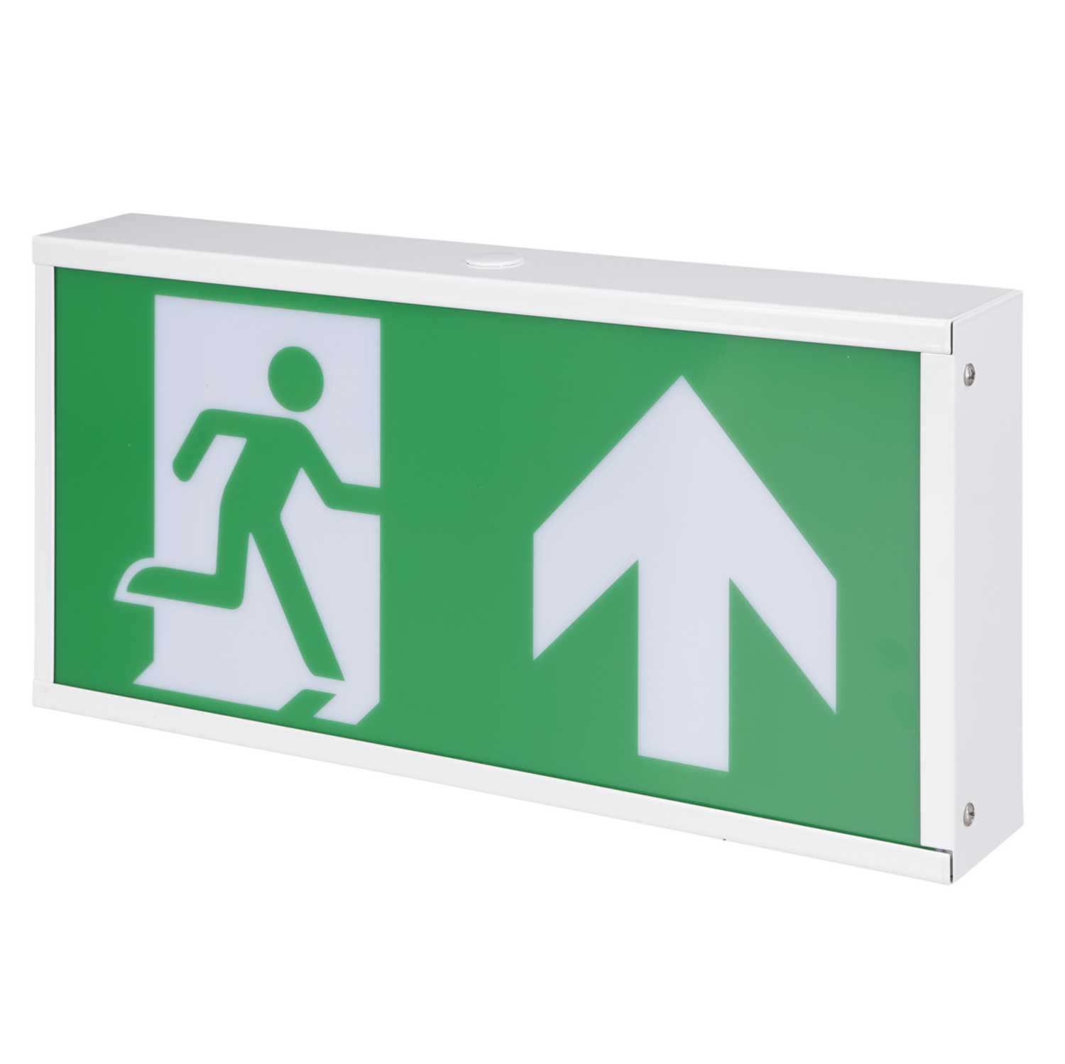 Xcite 1W LED Emergency Non Maintained Self Test Exit Box with Legend ...