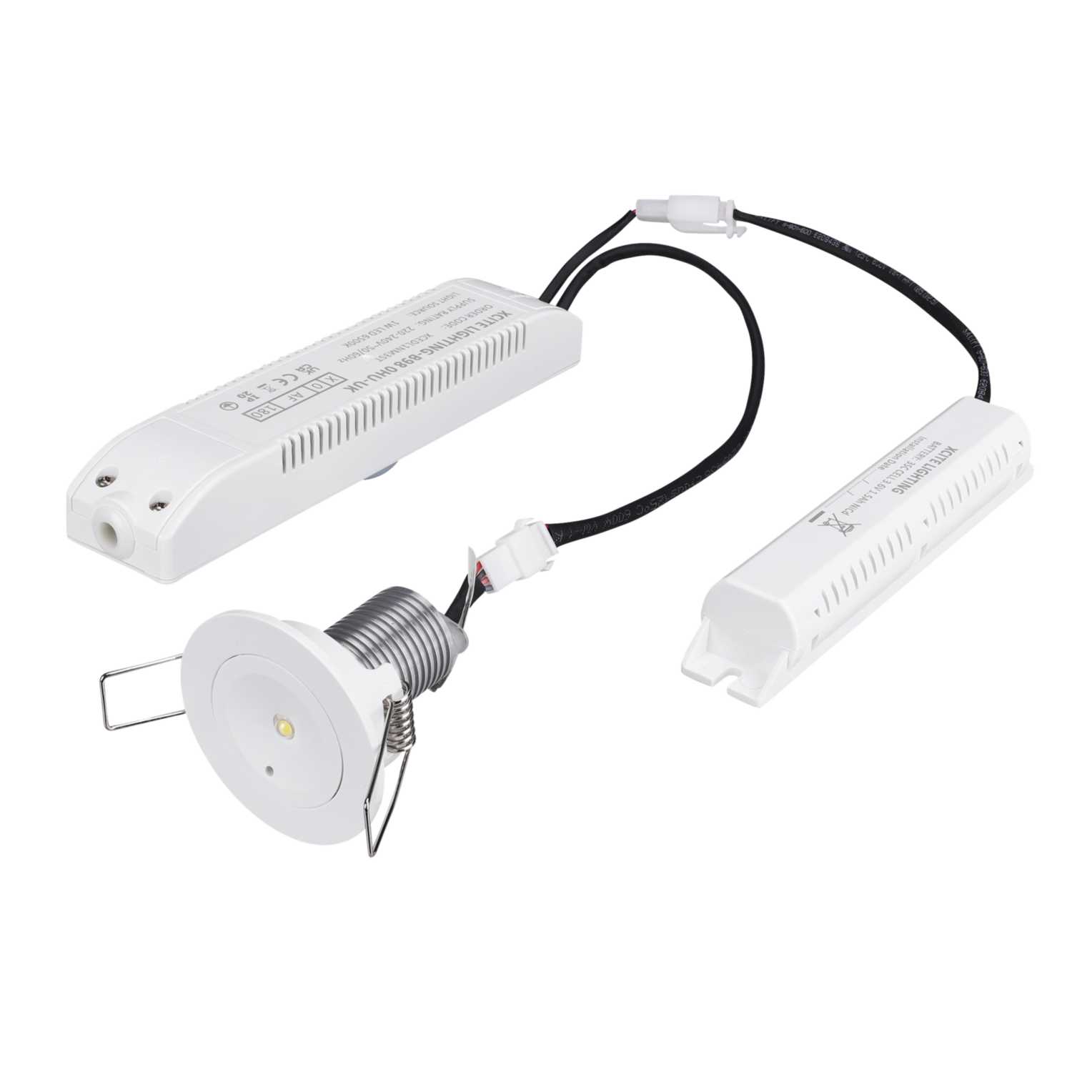 Xcite 1W LED Emergency Downlight with Self Test (XCEDL1NM3ST) | CEF