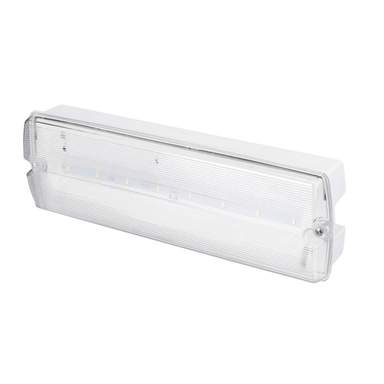Xcite 1W LED Non Maintained Emergency Bulkhead with Self Test White ...