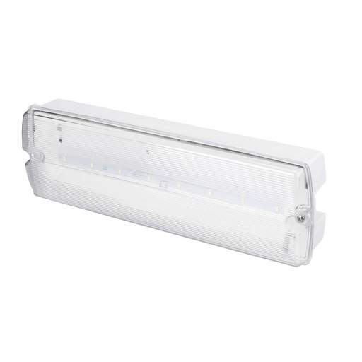 Xcite 1W LED Non Maintained Emergency Bulkhead with Self Test White ...