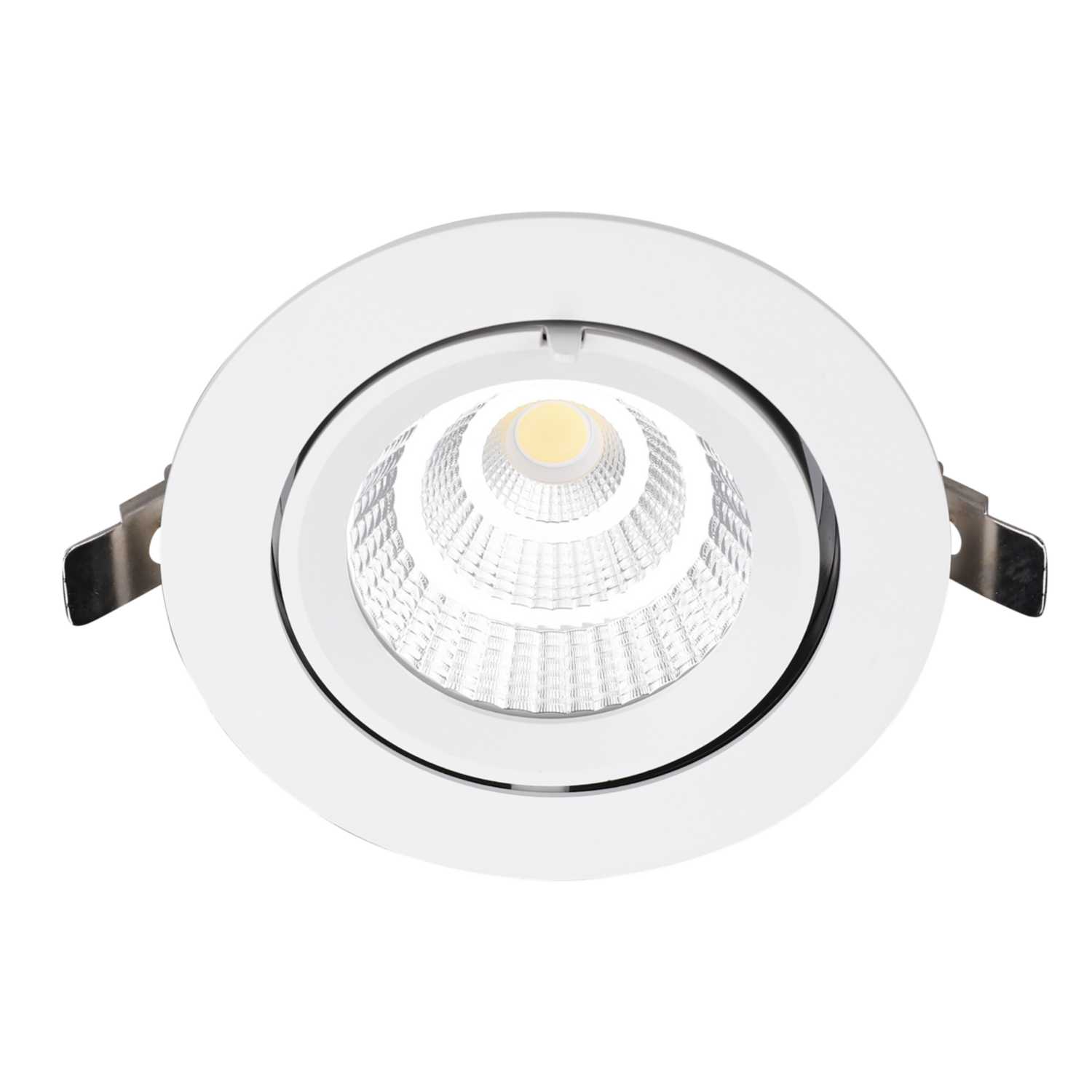 Xcite 40W LED Recessed Scoop Adjustable Wall Wash Downlight 4000K ...