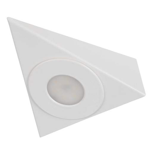 Xcite 3W LED Triangle Recessed or Surface CCT Cabinet Light White ...