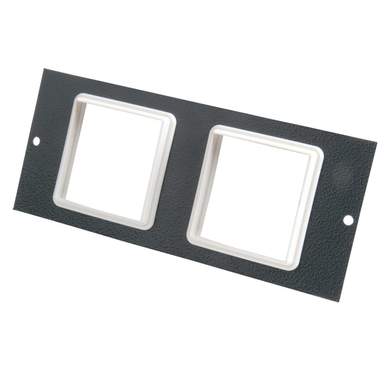 Tass 2 x 50mm x 50mm Euro Module Plate for Floor Box (ST0304) | CEF