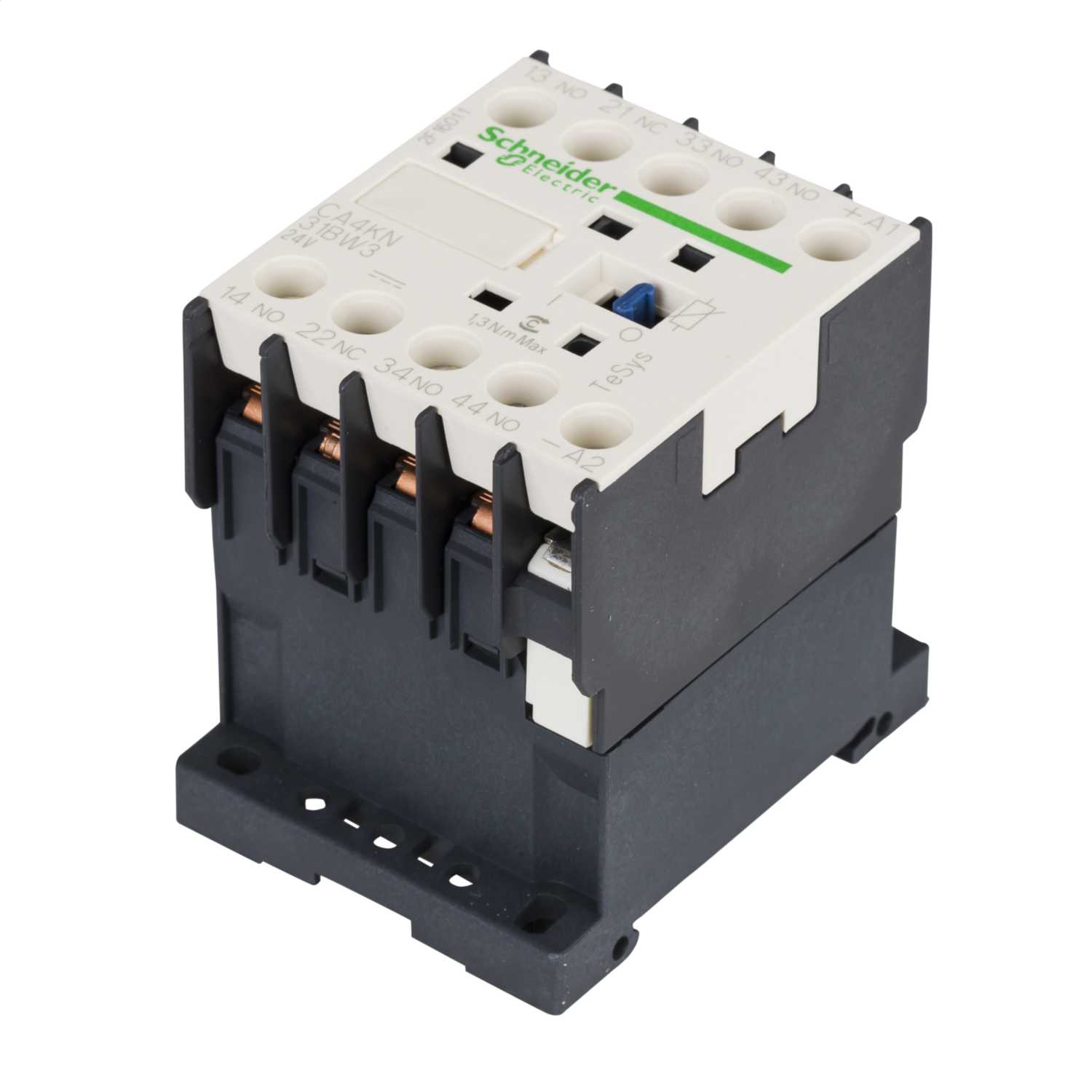 Schneider Telemecanique TeSys K 24V DC Control Relay 3 NO + 1 NC ...