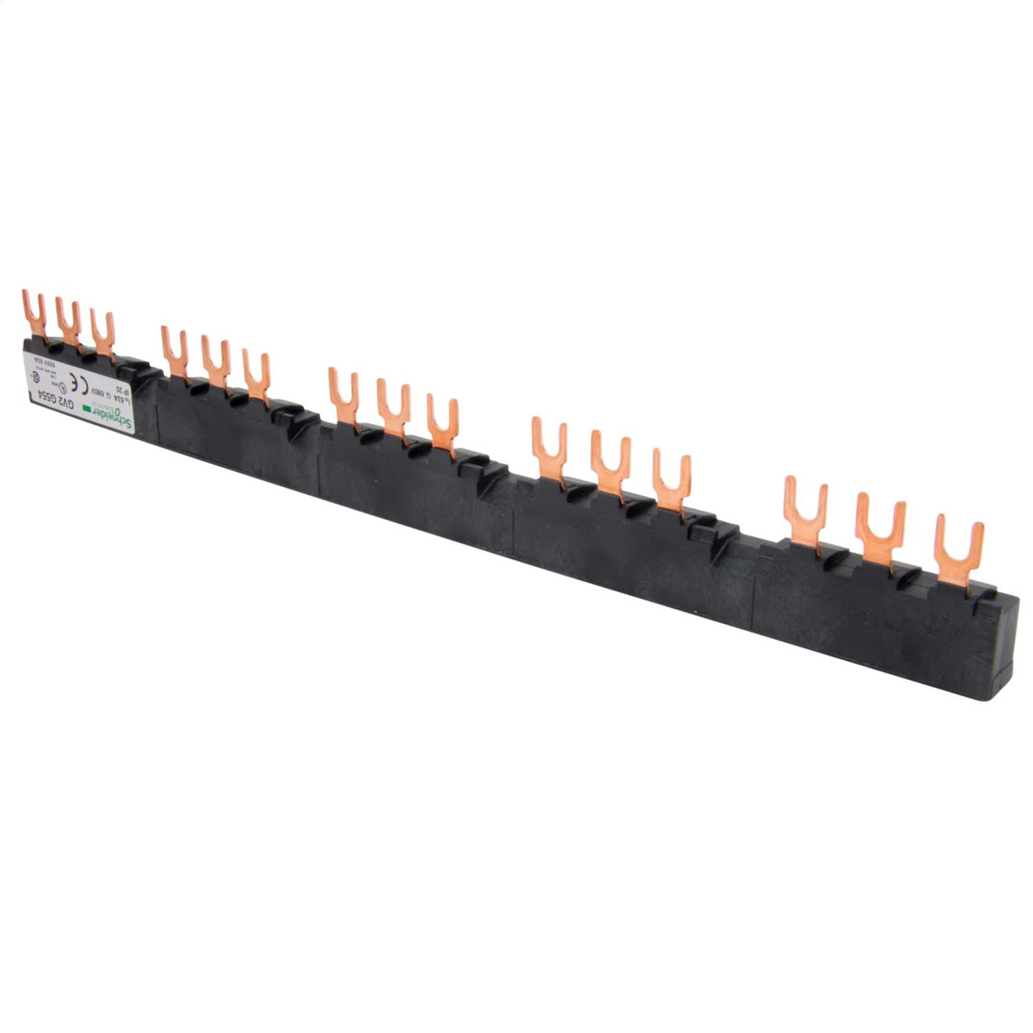 Schneider Telemecanique 63A 3 Pole 5 Tap Off Comb Busbar (GV2G554) | CEF