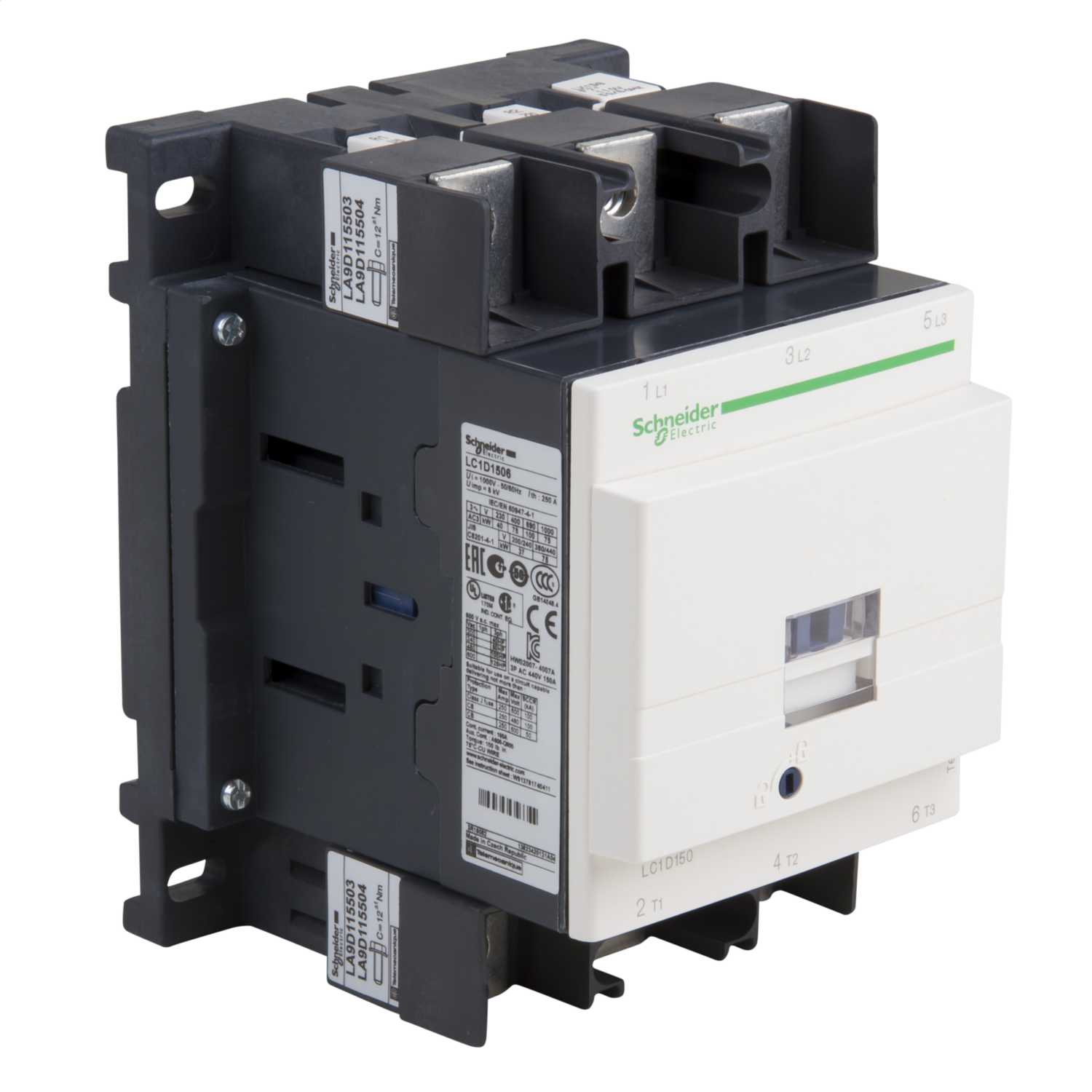 Schneider Telemecanique TeSys D 150A Contactor 3 Pole 3 NO 110V AC Coil ...