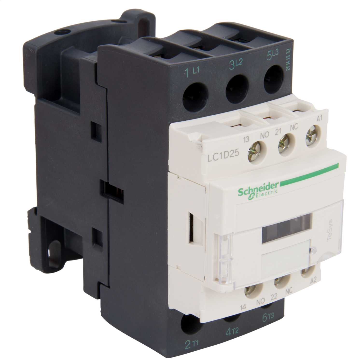 Schneider Telemecanique TeSys D 25A Contactor 3 Pole 3 NO Contacts 240V ...