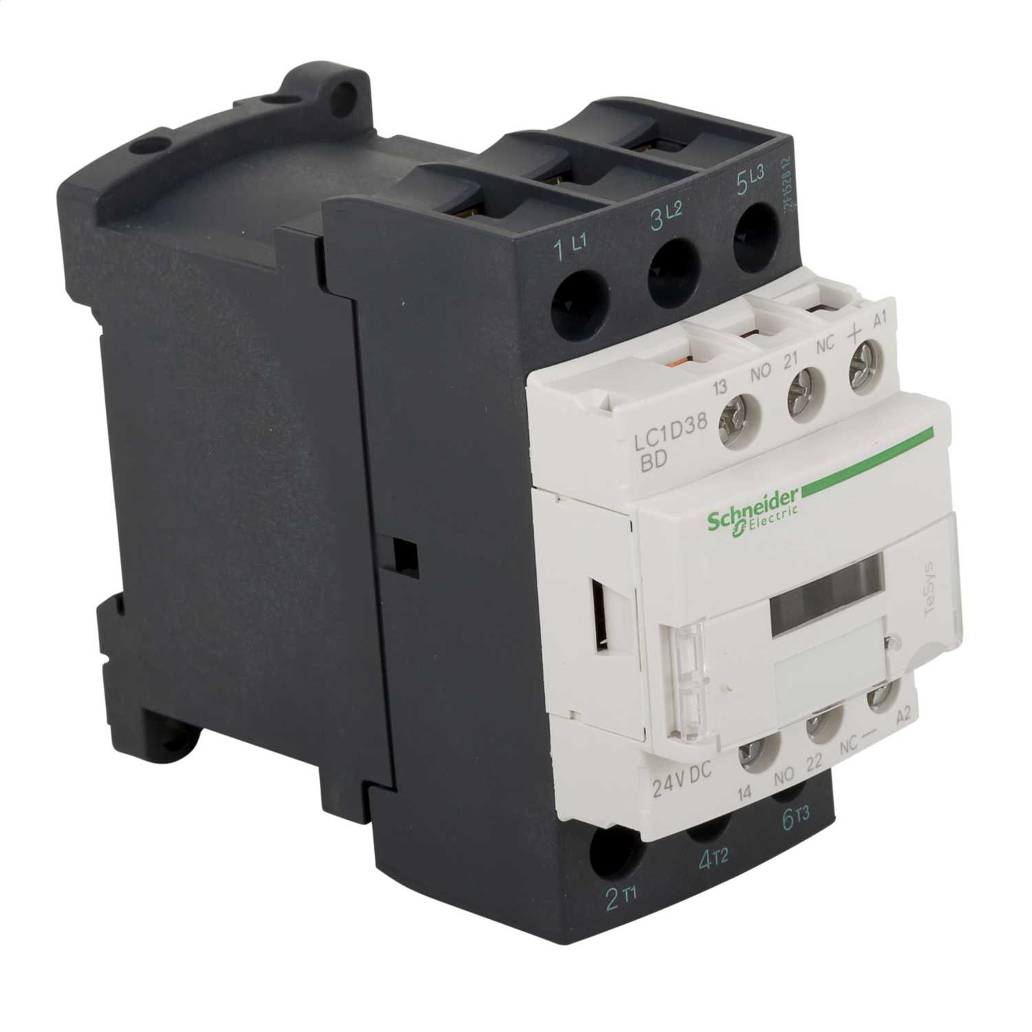 Schneider Telemecanique TeSys D 38A Contactor 3 Pole 3 NO Contacts 24V ...