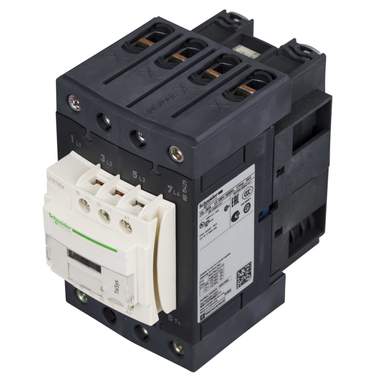 Schneider TeSys 80A Contactor 4 Pole 4 NO Contacts 230V AC Coil ...
