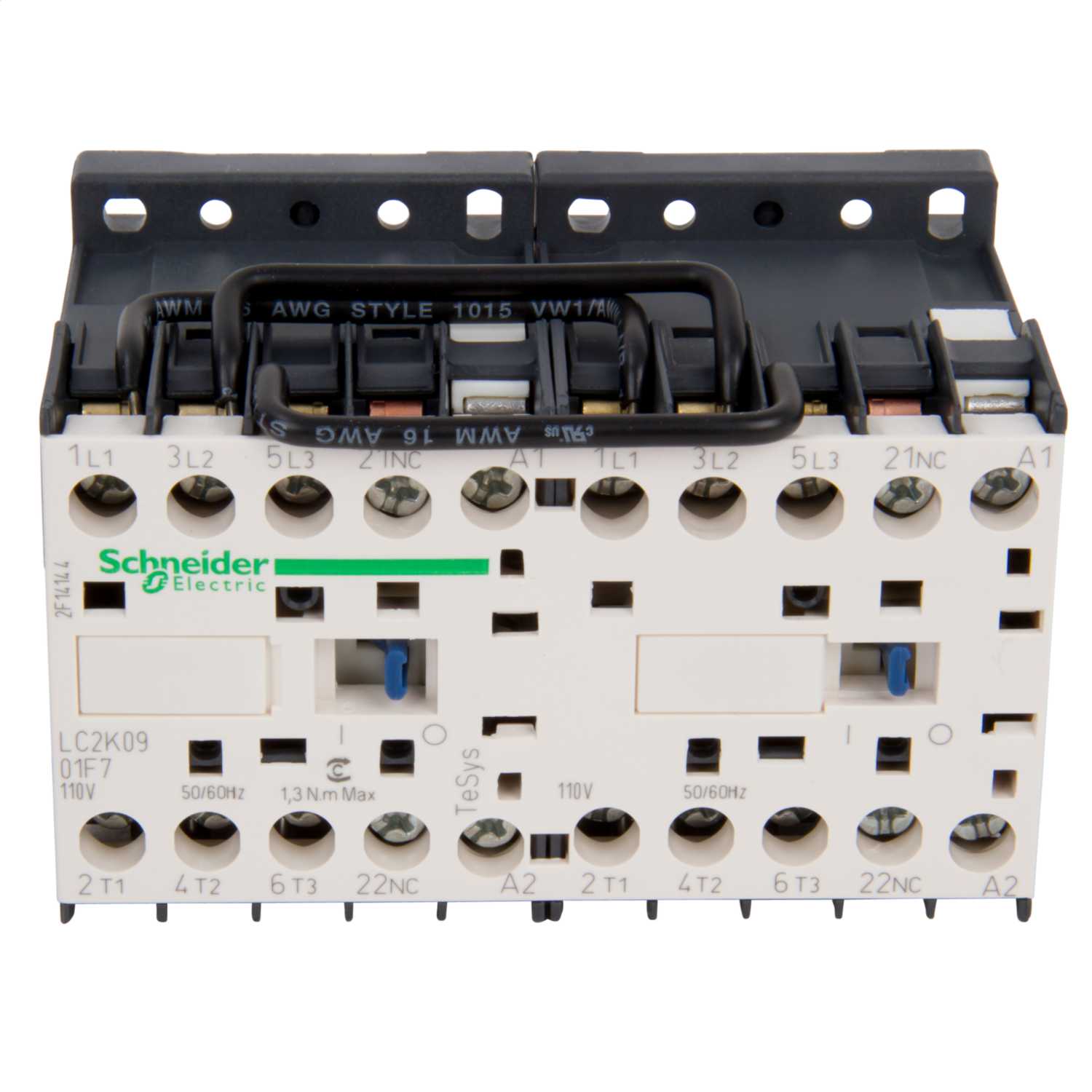 Schneider Telemecanique TeSys K 9A Reversing Contactor 3 Pole 3 NO ...