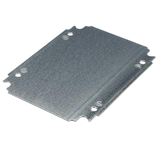250mm x 200mm Galvanised Plain Mounting Plate ( NSYMM2520 ) | CEF
