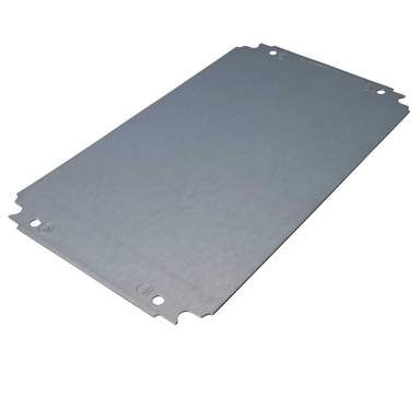 Schneider PanelSet 250mm x 400mm Galvanised Plain Mounting Plate ...