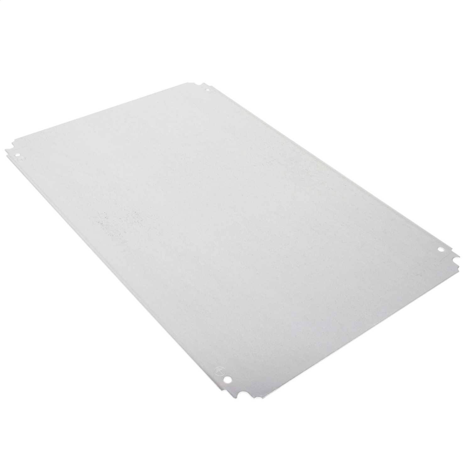 Schneider Himel 600mm x 400mm Plain Galvanised Steel Mounting Plate ...