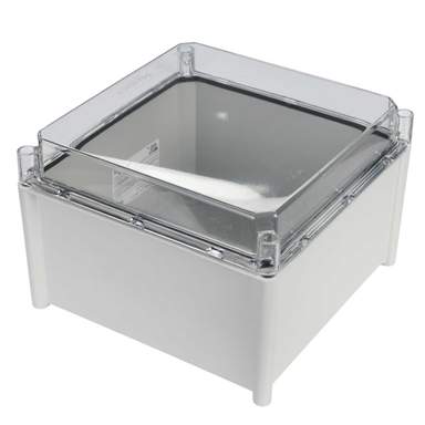 Schneider Sarel 270mm x 270mm x 180mm GRP Enclosure with Transparent ...