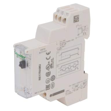 Schneider Harmony Relay 24V DC ON Delay Timer Relay (RE17RAMU) | CEF