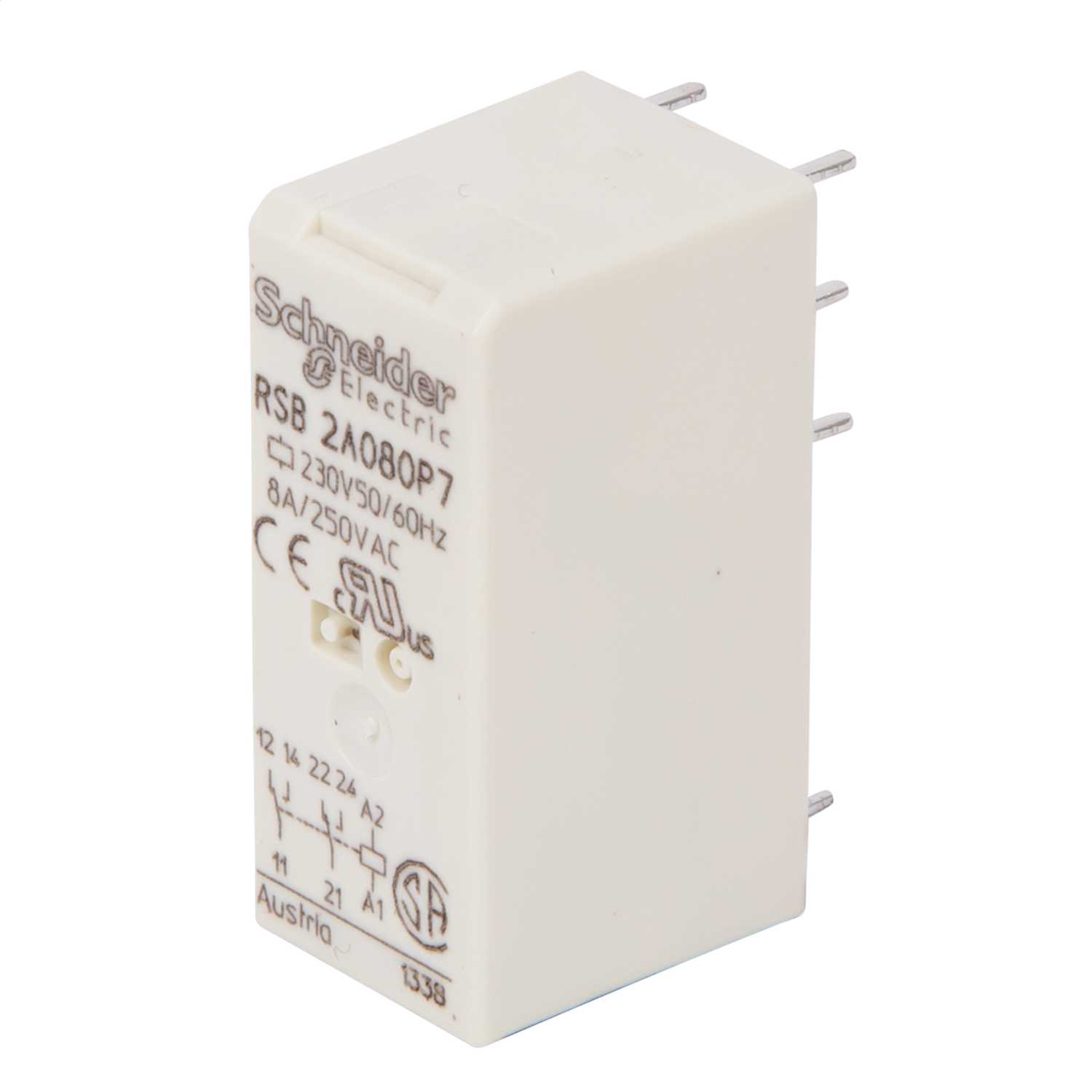 Schneider Telemecanique 8 Pin 8A 230V AC Interface Plug In Relay ...