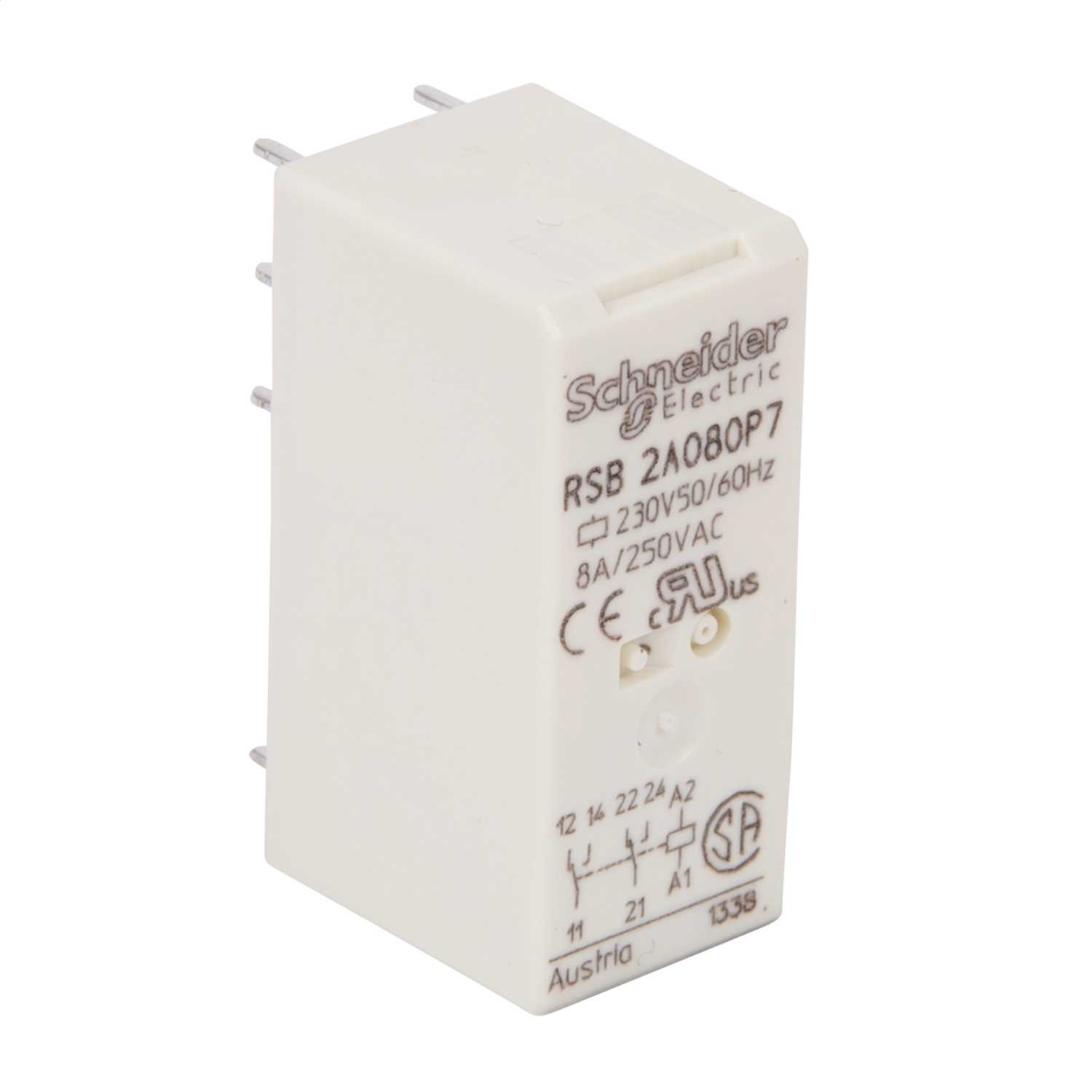 Schneider Telemecanique 8 Pin 8A 230V AC Interface Plug In Relay ...
