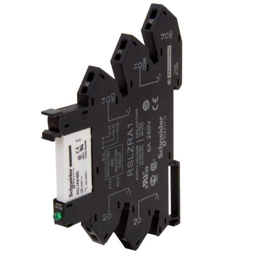 Schneider Harmony Relay Zelio 6A 24V DC Slim Plug In Relay with Socket ...