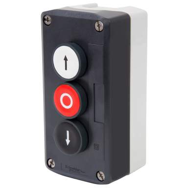 Schneider Harmony 3 Way Up / Stop / Down Pushbutton Station IP66 ...