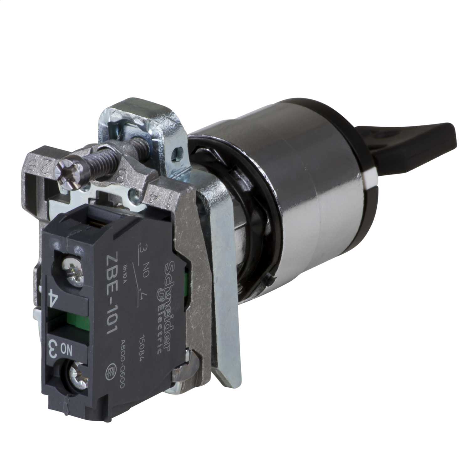 Schneider Telemecanique Ronis 455 Key Switch 2 Position Stay Put 1 NO Contact (XB4BG41) | CEF