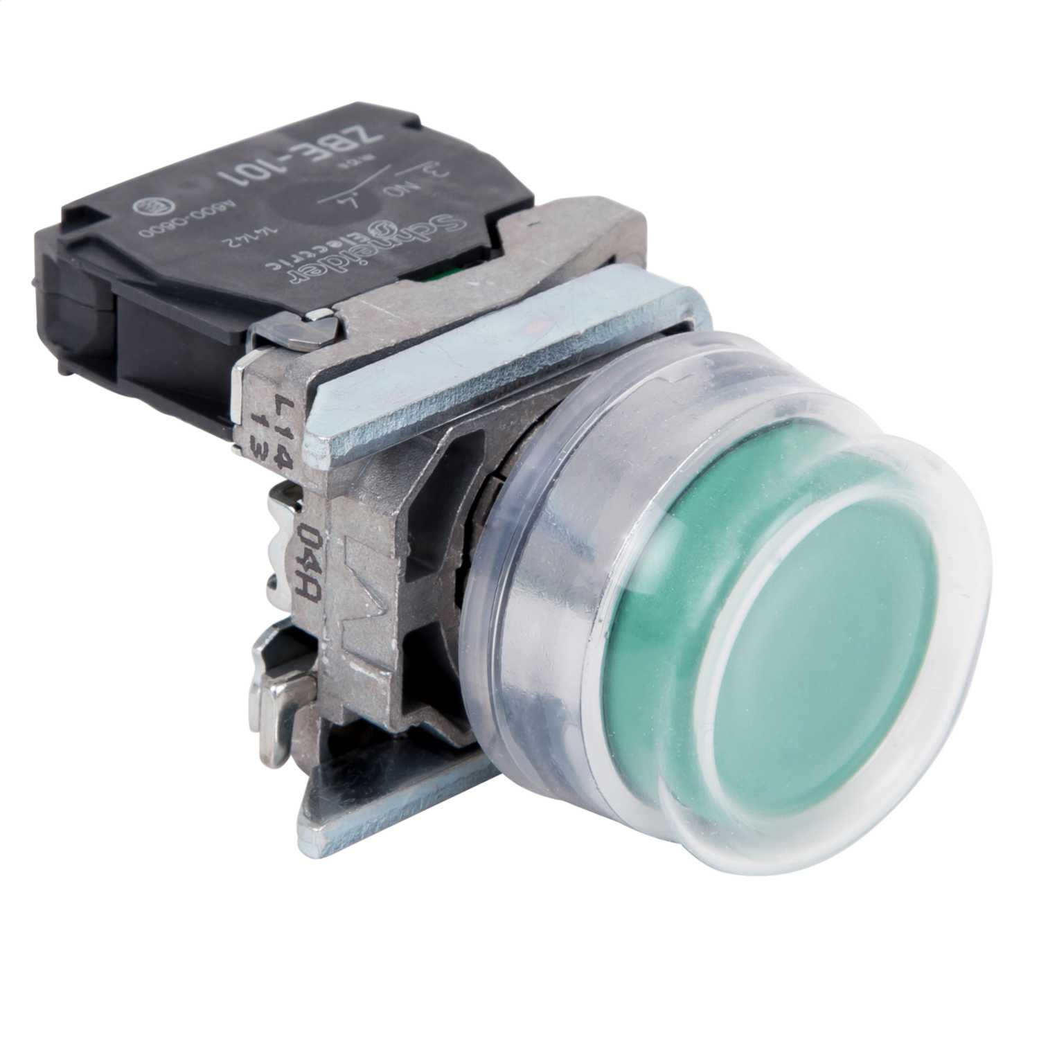 Schneider Telemecanique Flush Spring Return 1 NO Booted Pushbutton ...