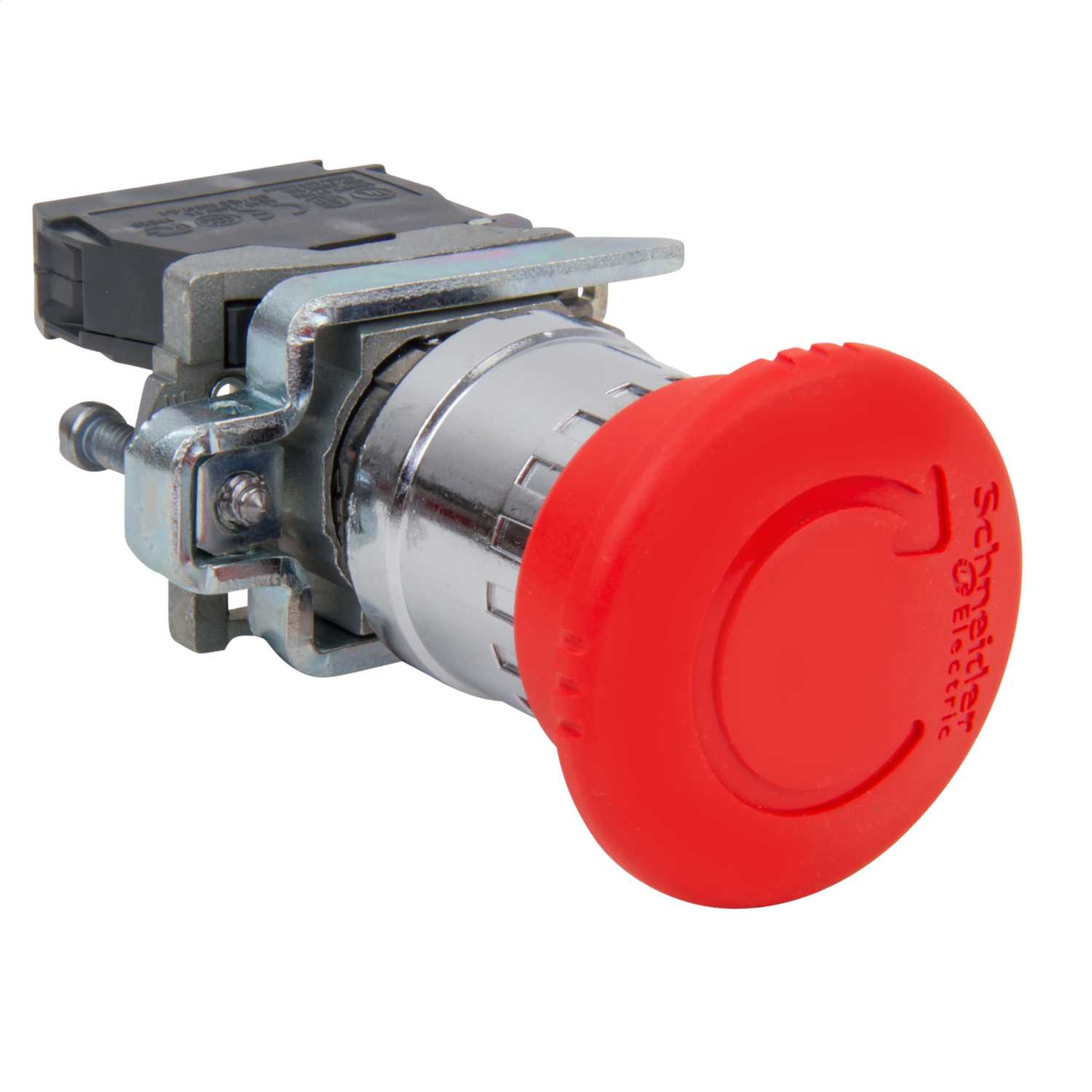 Schneider Telemecanique Emergency Stop Twist Release 1 NC Pushbutton ...