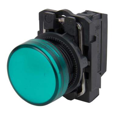 Schneider Harmony 24V LED Complete Indicator Lamp Green (XB5AVB3) | CEF