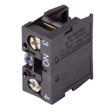 Schneider Harmony Contact Block ZB2 Spring Return 1 NO Slow Break Front ...