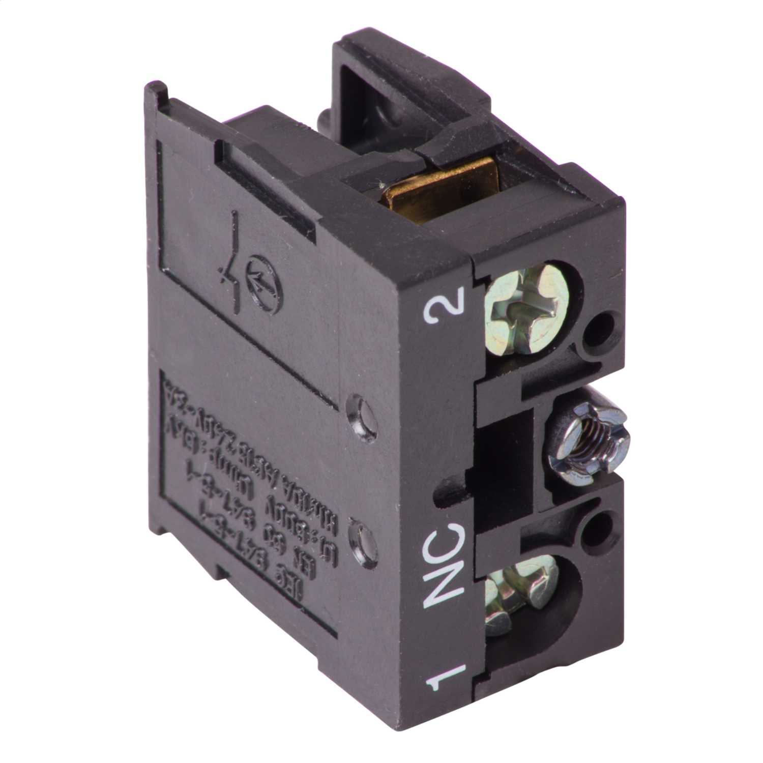 Schneider Telemecanique Contact Block Spring Return 1 NC Slow Break ...