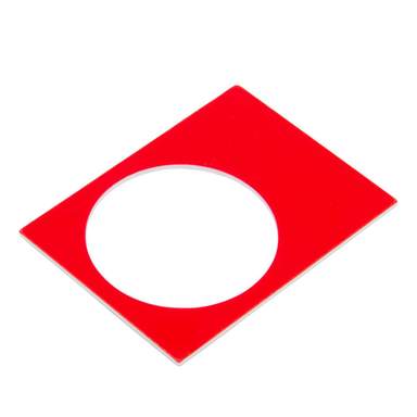 Schneider Harmony 30mm x 40mm Blank Legend Plate 1 Black Side 1 Red ...